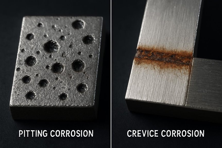 Pitting Corrosion vs Crevice Corrosion: Key Differences